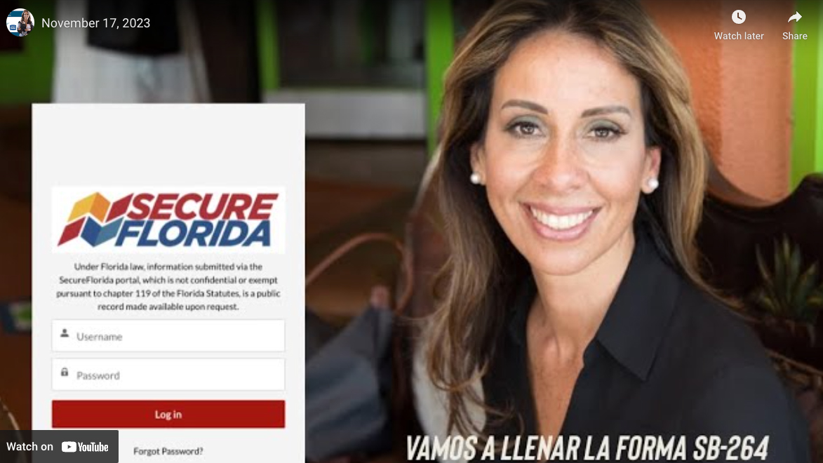 Florida Bill SB-264 Parte 1 Introducción - Laura Lerma